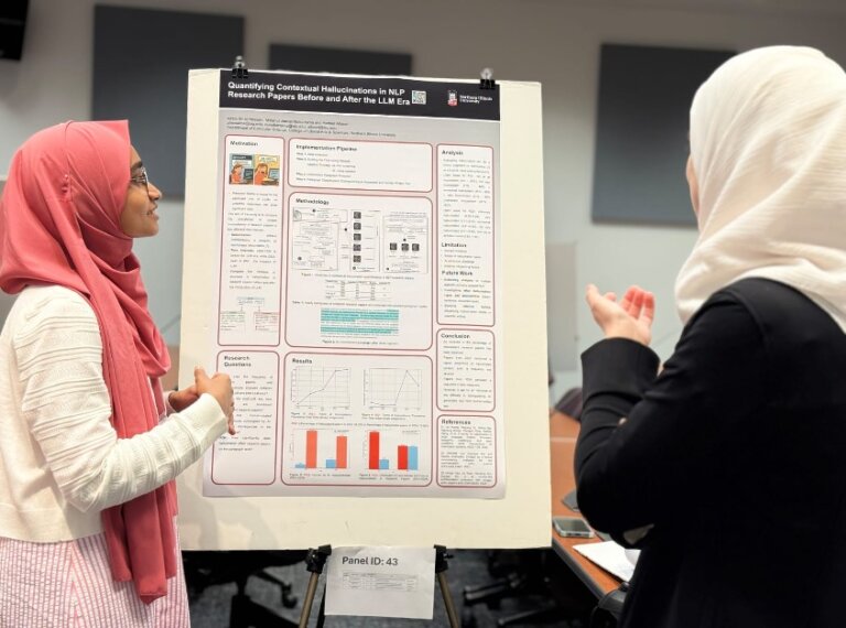 NIU Today | Six Computer Science Ph.D. students present AI and language ...